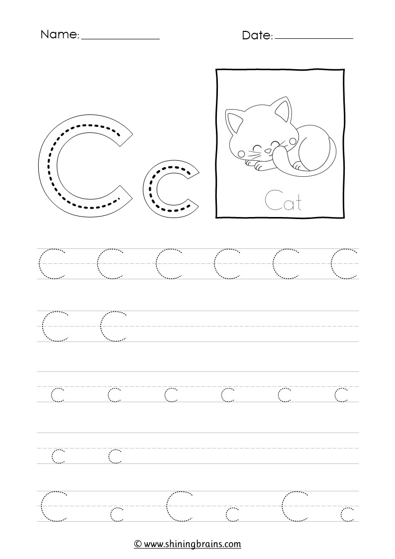 Kindergarten Free Worksheets | CVC Words Activities